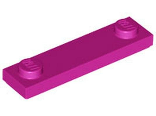 Деталь Lego 41740 Plate, Modified 1 x 4 with 2 Studs with Groove