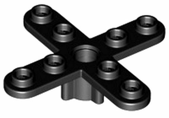 Деталь Lego 67737 Propeller 4 Blade 5 Diameter with Rounded Ends and Closed Hub
