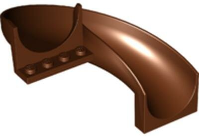 Деталь Lego 11267 Slide Playground 7 x 12 x 8 1/3 Curved 180 degrees