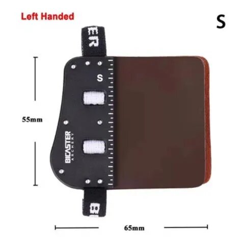 Напальчник BICASTER ARCHERY S Left Handed из воловьей кожи для левой руки 55мм*65мм