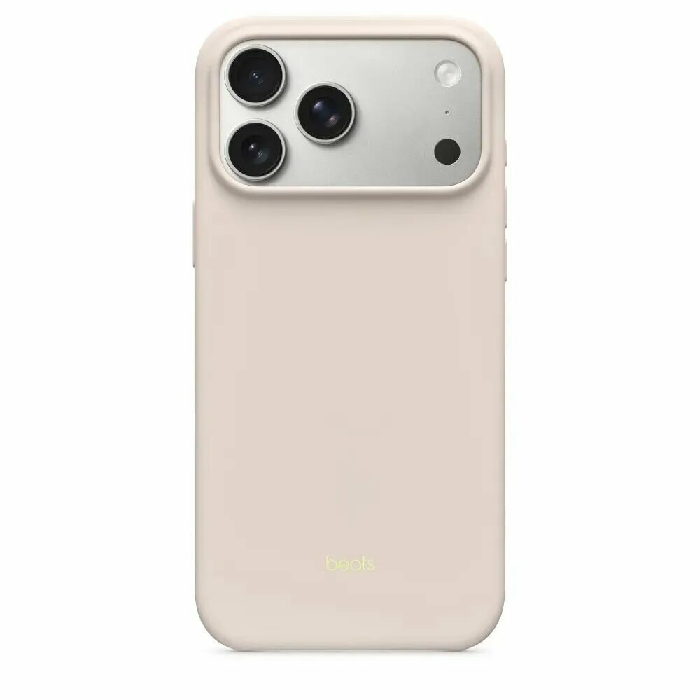 Чехол для iPhone 17 Pro Max Beats, Светло-серый