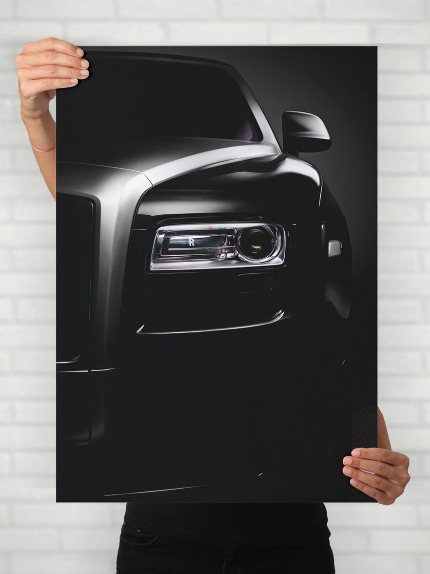 Плакат на стену для интерьера Марки Машин (Роллс Ройс - Rolls Royce 1) - Постер по автопроизводителям формата A2 (42x61 см)