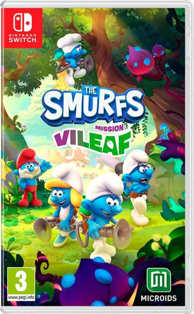 Игра The Smurfs Mission Vileaf для Switch (Русские субтитры)