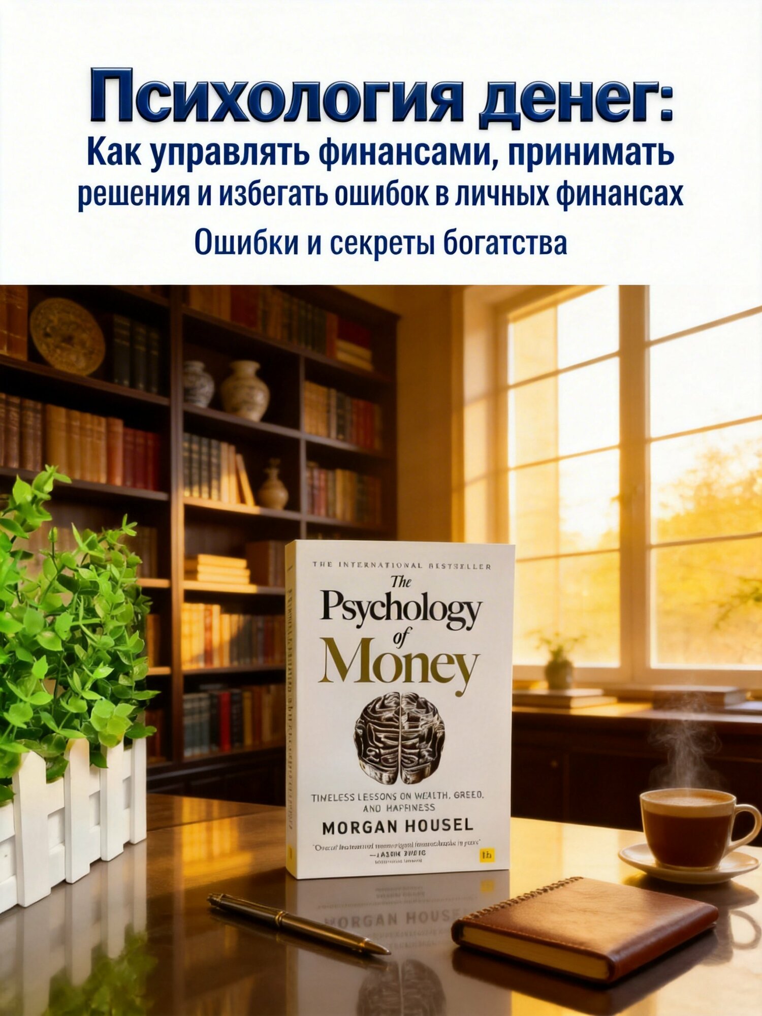 Психология денег — практическое руководство по управлению личными финансами, принятию решений и избеганию ошибок при планировании бюджета и инвестициях