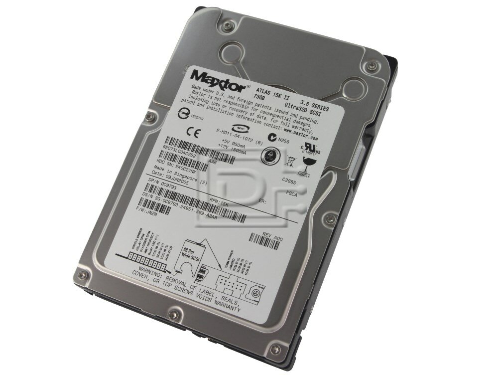 Жесткий диск Maxtor 8E073L0 73,4Gb U320SCSI 3.5" HDD