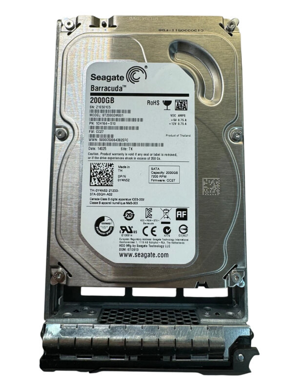 Жесткий диск Dell 2Tb 7200 SATAIII 3.5" HDD 1CH164-510