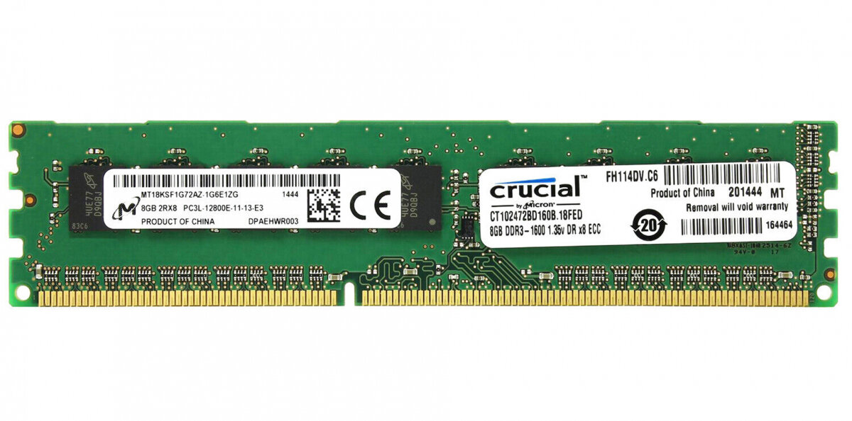 Оперативная память Crucial CT102472BD160B DDRIII 8Gb
