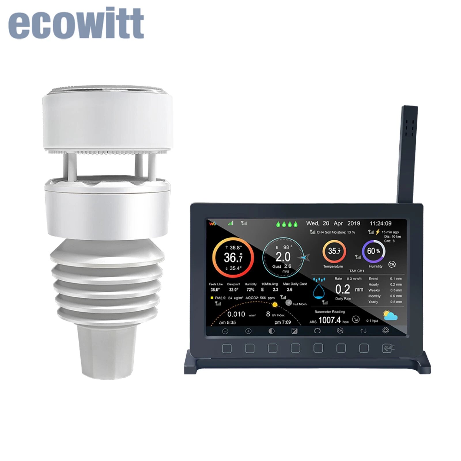 Метеостанция Ecowitt Wittboy Pro HP2564