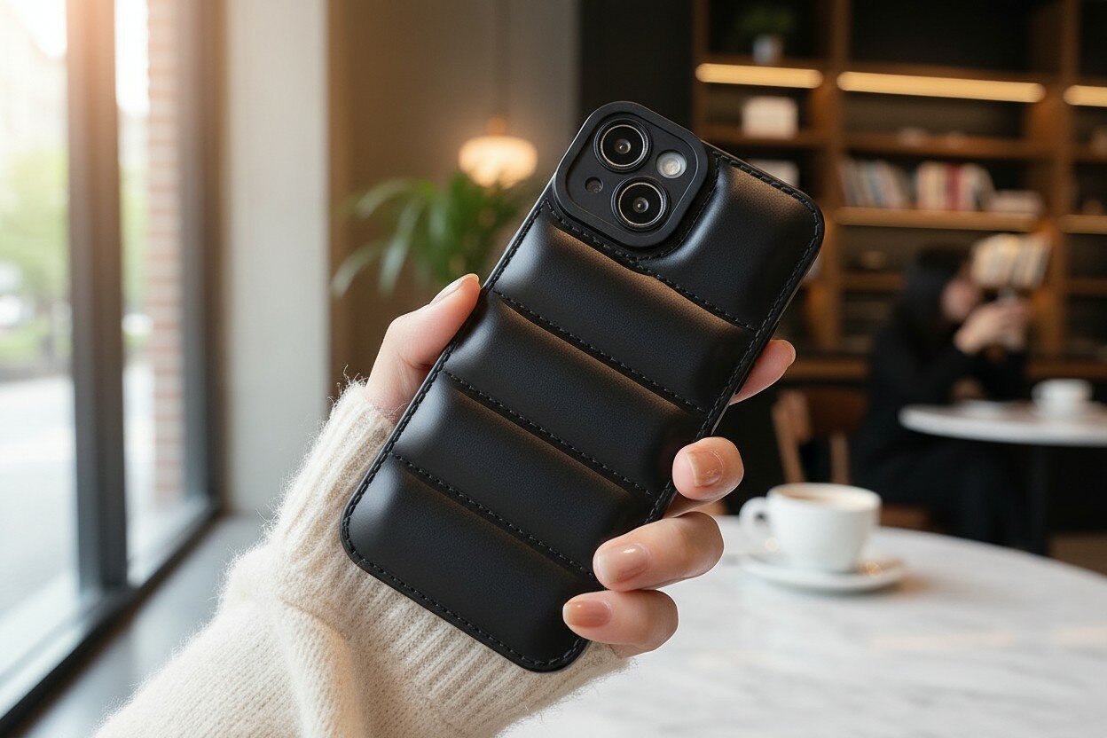 Противоударный силиконовый чехол-бампер для для iPhone 15, матовый, — фото 1