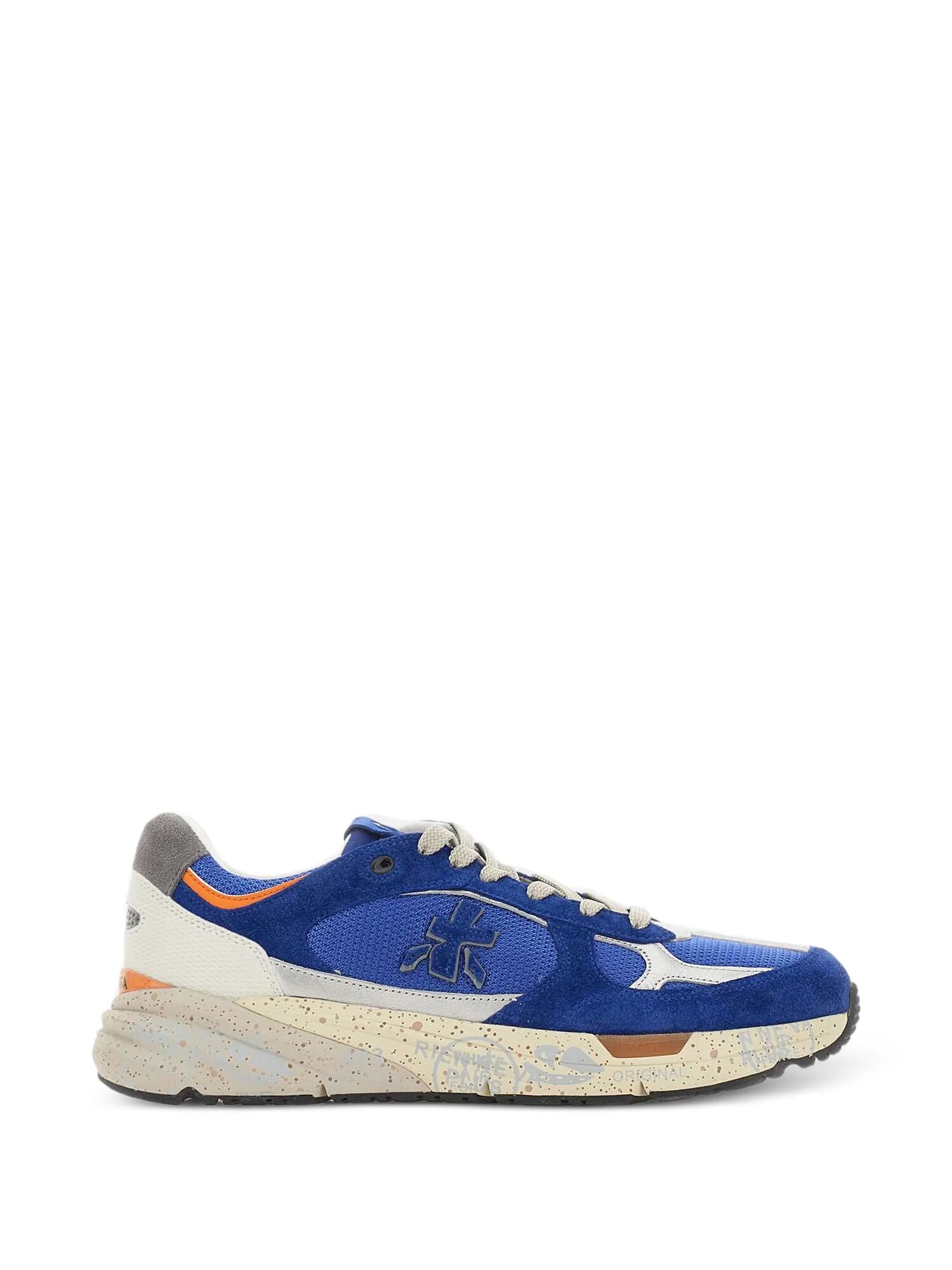Кроссовки Suede panelled sneakers