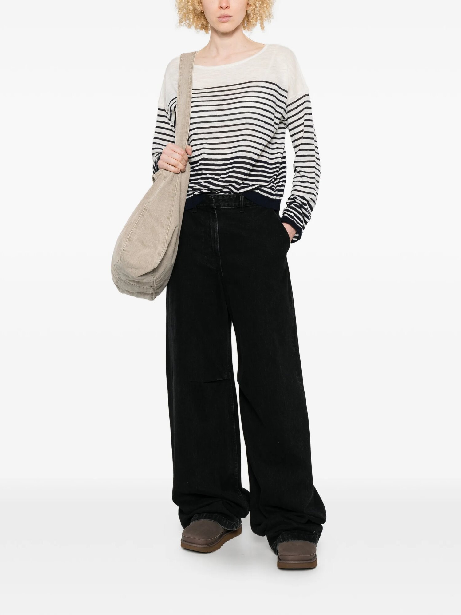 Топ Roberto Collina Striped top, размер 44, разноцветный — фото 1