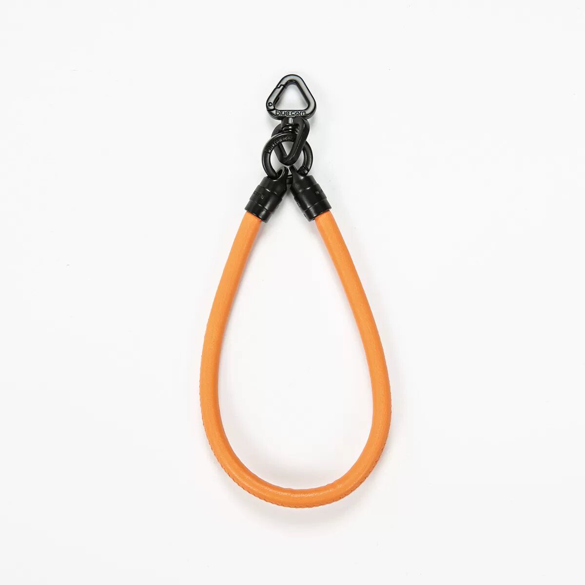 Оранжевый кожаный браслет Hermes для Pocket 3 с черной фурнитурой, стильный дизайн