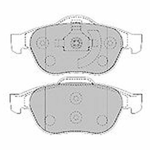 Колодки тормозные дисковые к-т renault espace iv (jk0/1_) laguna ii (bg0/1_) Mapco 6593 для Renault Espace IV, Laguna II, Vel Satis