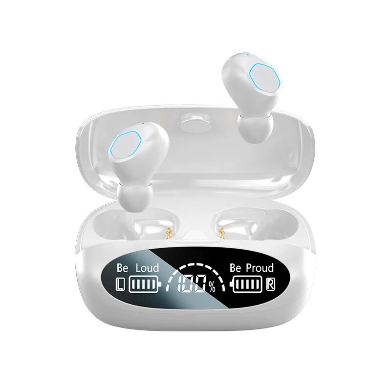 POLVCDG M22 беспроводные наушники Bluetooth с двойными кнопками, стерео-басом, длительным временем работы и