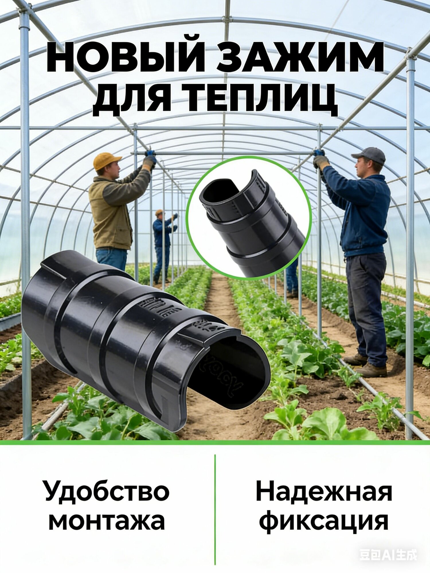 Комплект креплений40 х 25мм, ABS пластик, Металл, 30 шт