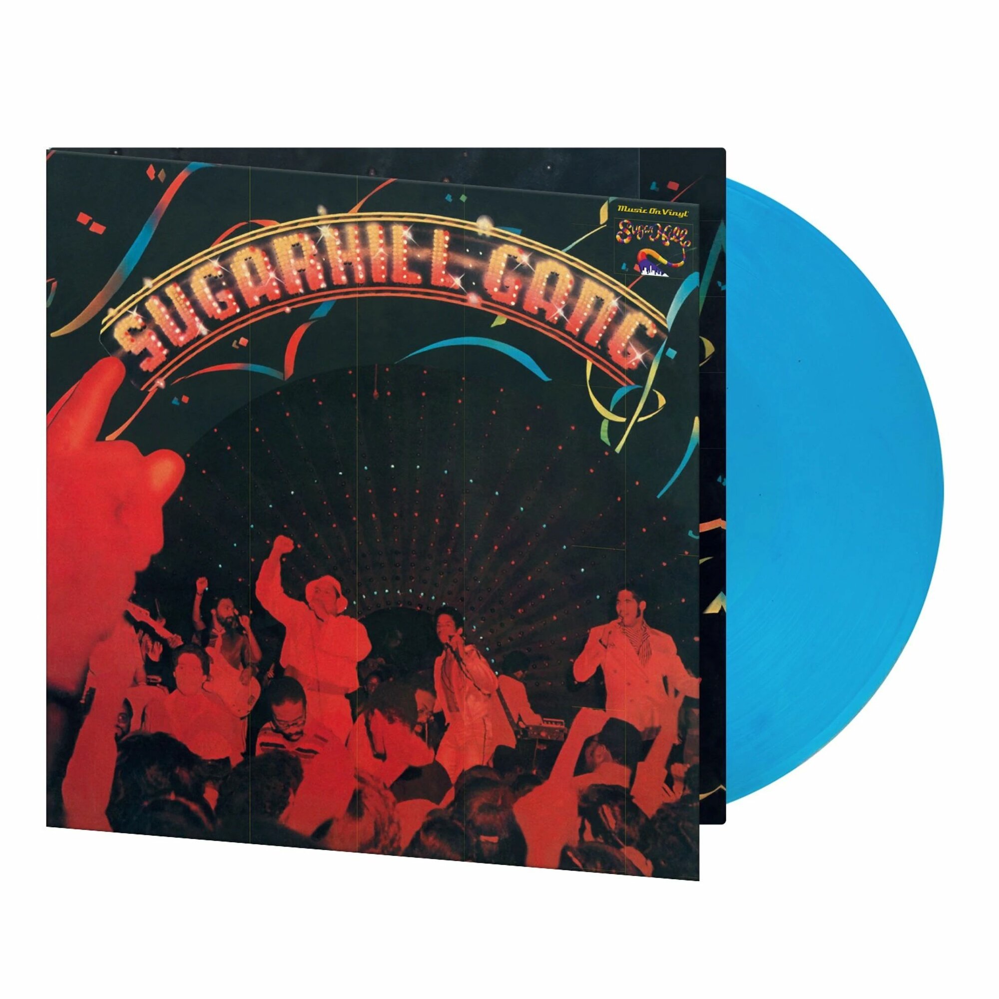 The Sugarhill Gang - Sugarhill Gang (coloured) (LP), 2026, Music On Vinyl, Clear Blue Marbled, Gatefold, Limited Edition, Фирменная виниловая пластинка