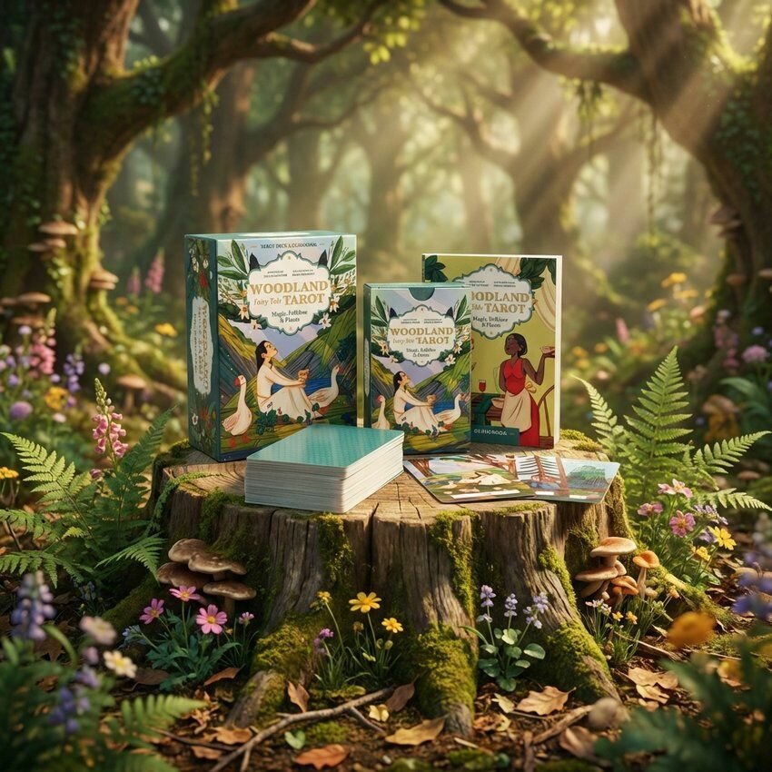 Карты Таро "Woodland Fairytale Tarot Cards" US Games / Карты Таро Лесной Сказки 63802