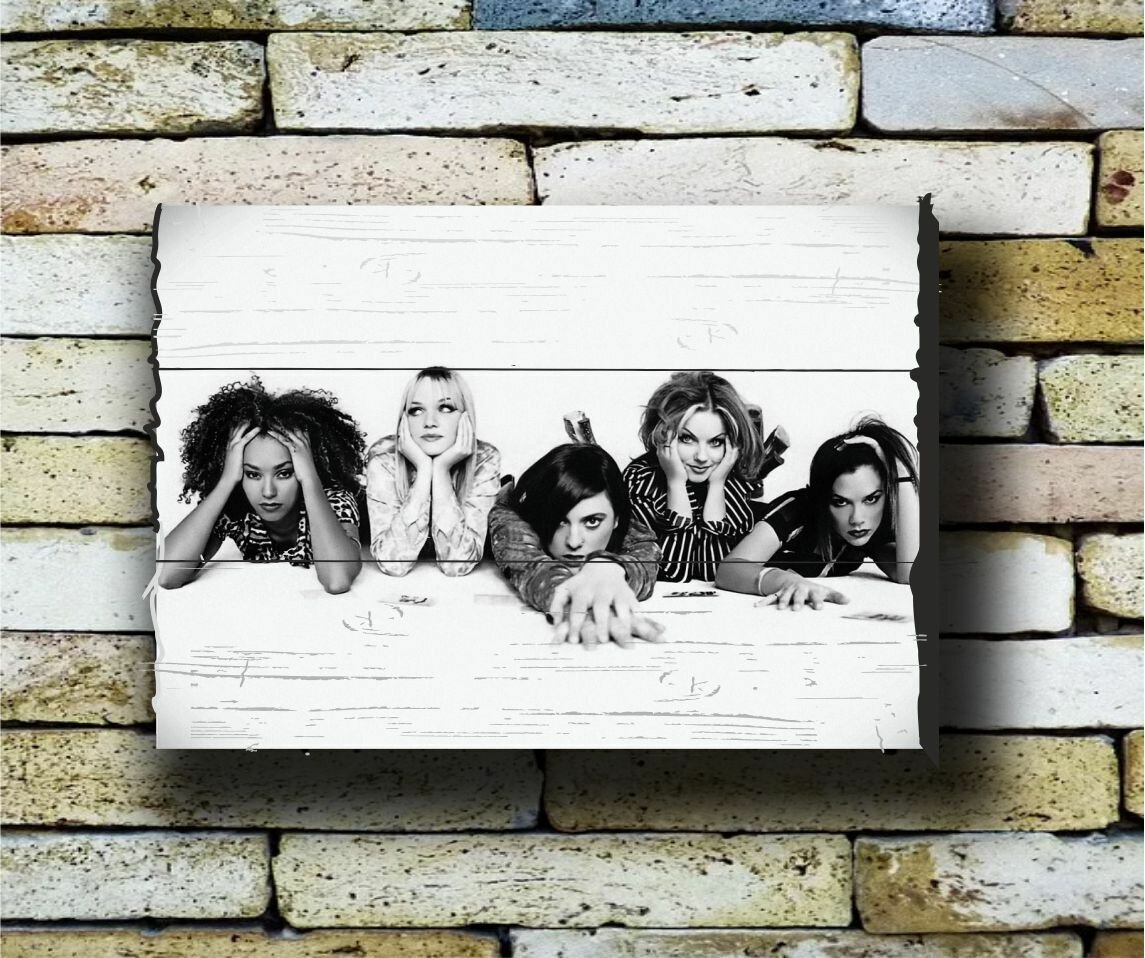 Картина на досках "Спайс герлз. Spice Girls 1"
