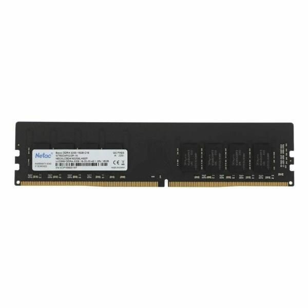 Оперативная память Netac NTBSD4P32SP-16 Basic DDR4-3200 16G C16