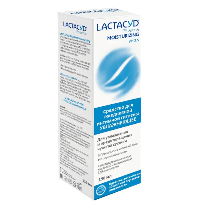 Лактацид Фарма Moisturing увлажняющий средство д/интим гигиены 250 мл 1 шт
