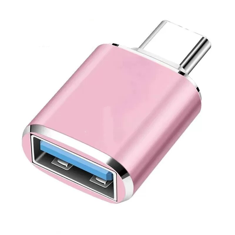 Набор адаптеров A-стиля USB в Type-C для авто - Розовый (2 шт.) для моделей C/E/A/B/GLE/GLC/GLB