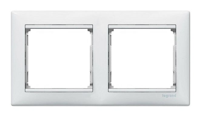 Legrand (Легранд) Рамка 2 поста белый, Valena 774452