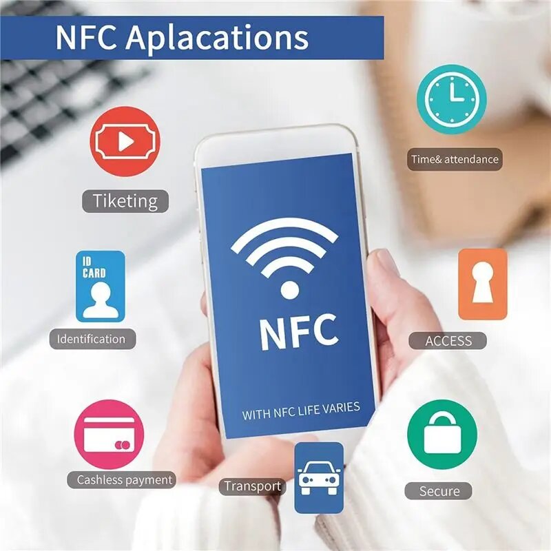 NFC-наклейки Ntag216 100 шт.