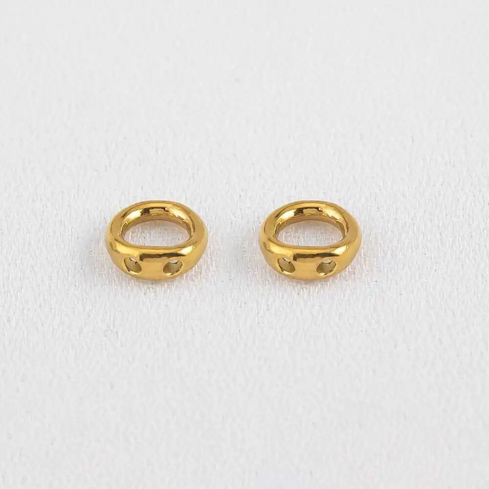 Застежки крючковые Ailimi, 5 мм, Gold Color, желтые