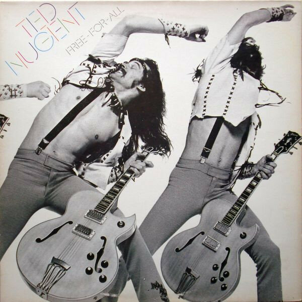 TED NUGENT - Free-For-All, NM/VG+, (LP, Europe, 1976г.) Винтажная Виниловая Пластинка