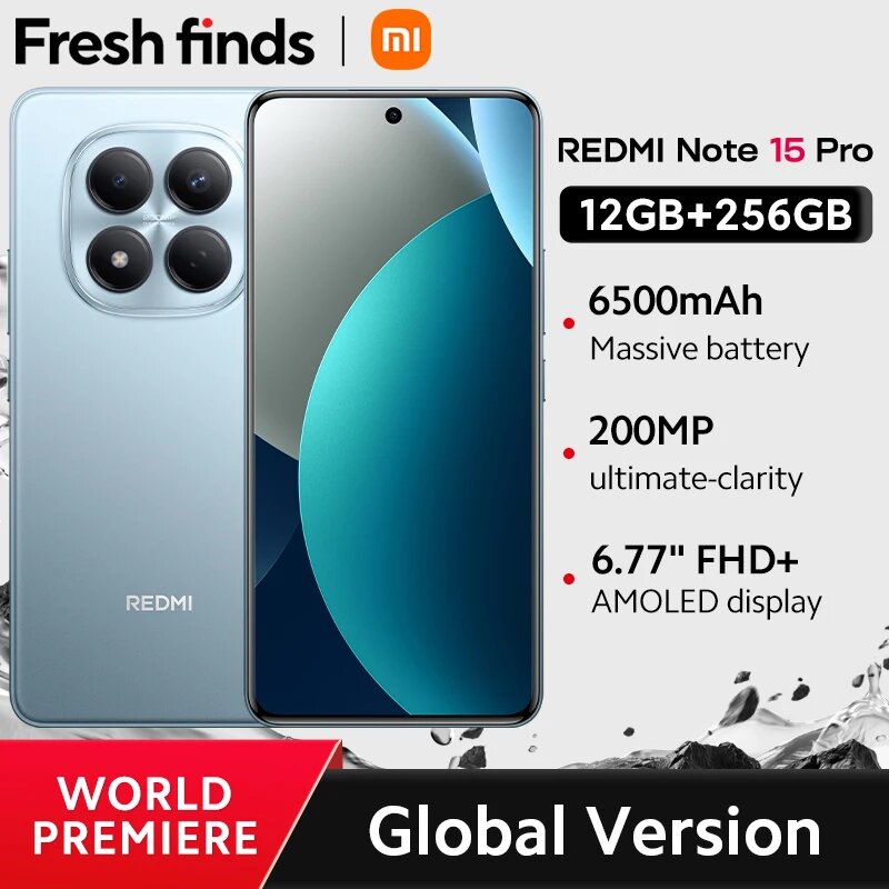 Смартфон Xiaomi Redmi Note 15 Pro, 12/256ГБ, global
