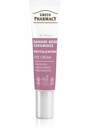 Крем для ухода за кожей Green Pharmacy Damask Rose & Ceramides Eye Cream, 15 мл