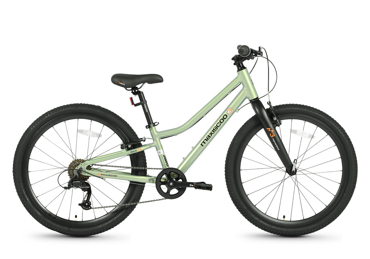 Велосипед MAXISCOO 3Bike 24" 2026 (требует финальной сборки), Цвет зеленый, Размер L