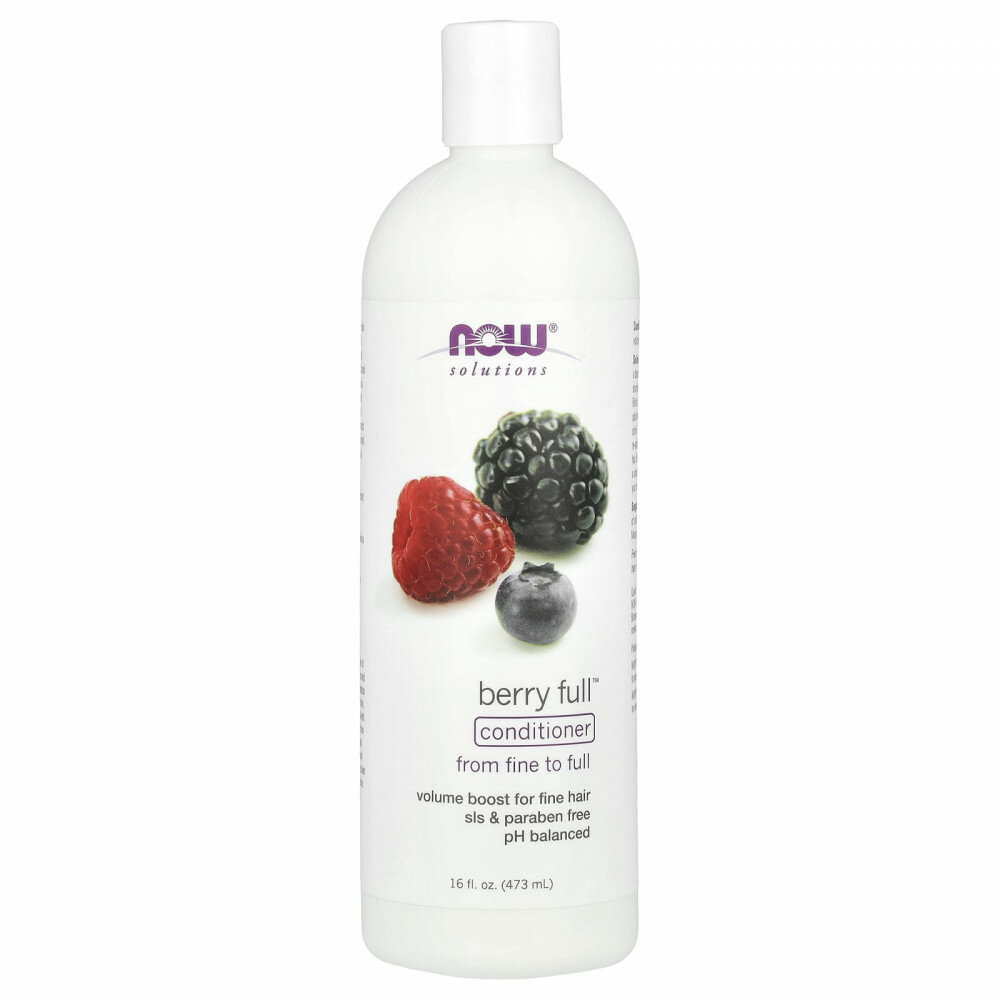 NOW Foods, Solutions, кондиционер для насыщенных ягод, от хорошего до насыщенного, 473 мл (16 жидк. унц.)