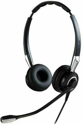 Jabra BIZ 2400 Duo проводная гарнитура QD ( 2409-820-104 )+ Шнур-переходник витой