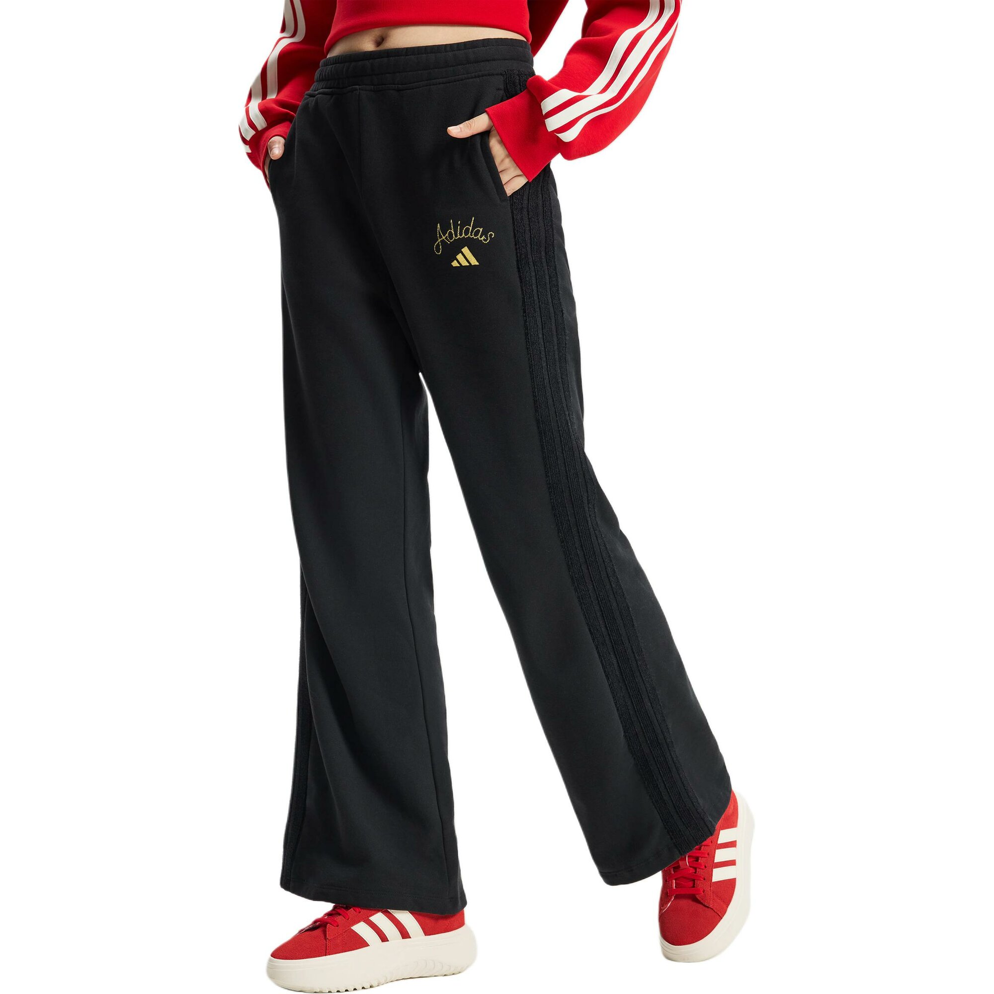 Брюки клеш adidas CNY