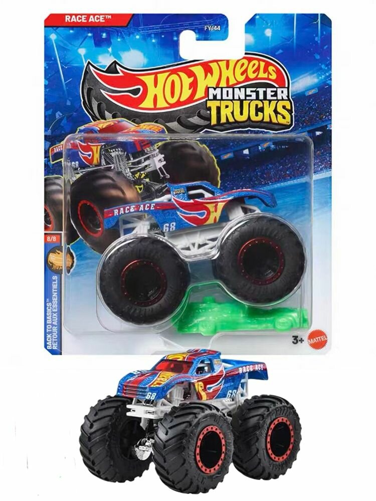 Машинка Mattel Hot Wheels Monster Trucks (Монстр трак)2026 FYJ44 Race Ace