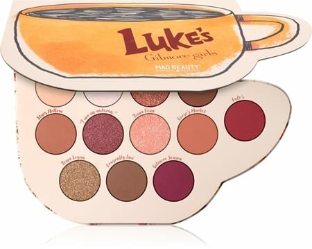 Тени для век Mad Beauty Gilmore Girls, 12 2,5 г, разноцветные