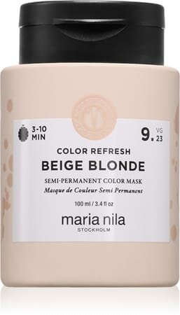 Маска для волос Maria Nila Colour Refresh, оттенок beige blonde 9.23, 100 мл