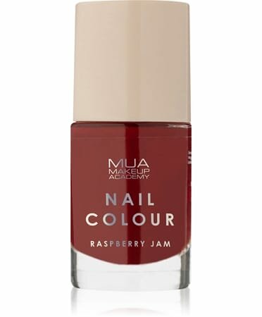Лак для ногтей MUA Makeup Academy Nail Colour, оттенок raspberry jam, 10 мл