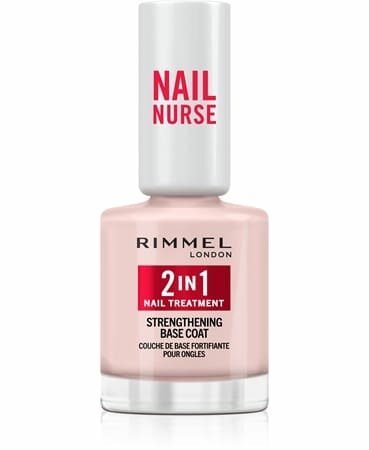 Лак для ногтей Rimmel Nail Nurse 2-in-1, прозрачный, 12 мл