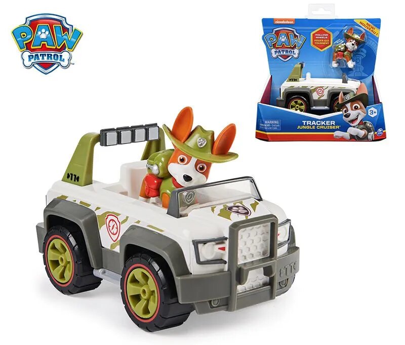 Paw Patrol Rex Спасательный автомобиль динозавра с коллекционной фигуркой