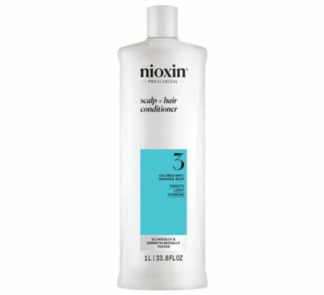 NIOXIN, System 3, Step 2, Увлажняющий кондиционер для окрашенных волос, 1000 мл