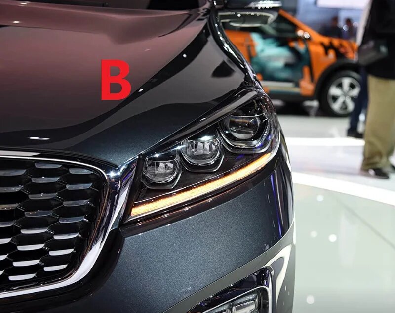 Для Kia Sorento 2015-2019: Крышка фары левая, Left side 18-19