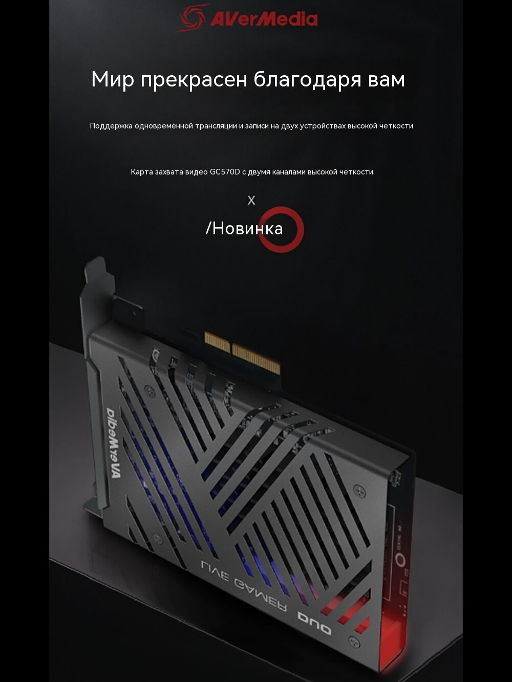 Аудиоустройство AVERMEDIA GC570D