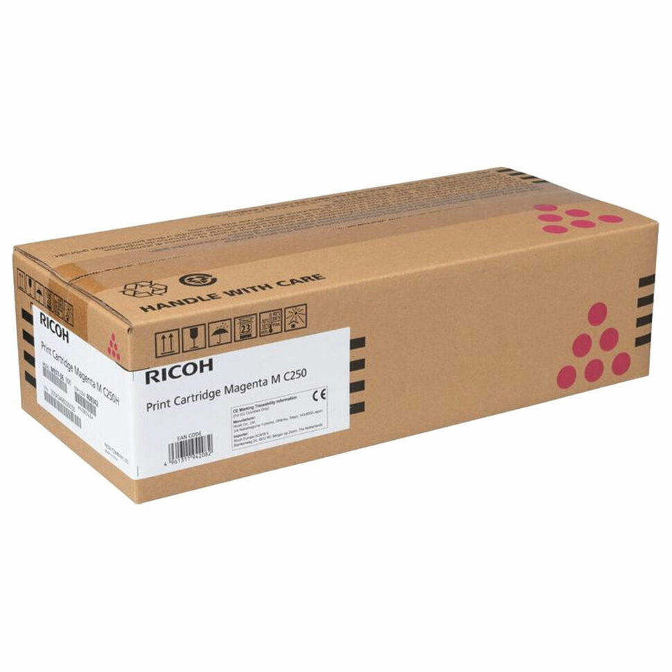 Картридж лазерный RICOH (M C250) для P300W/MC250FWB, пурпурный, оригинальный, ресурс 2300 страниц, 408354, 363575