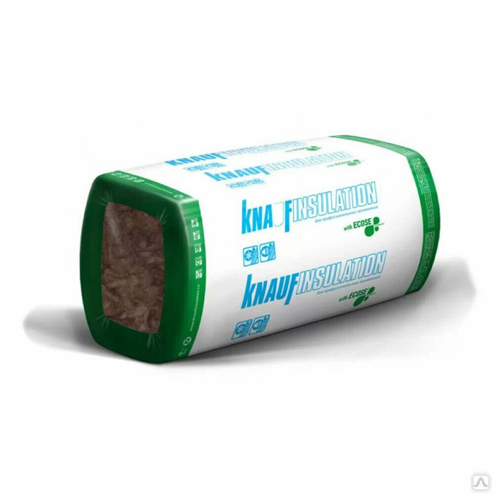 Knauf Insulation ПРОФ ТS 037 2 сорт 1300х610х50 мм (2 уп. / 38 м2 / 48 шт.) Aquastatik Минеральная вата, утеплитель
