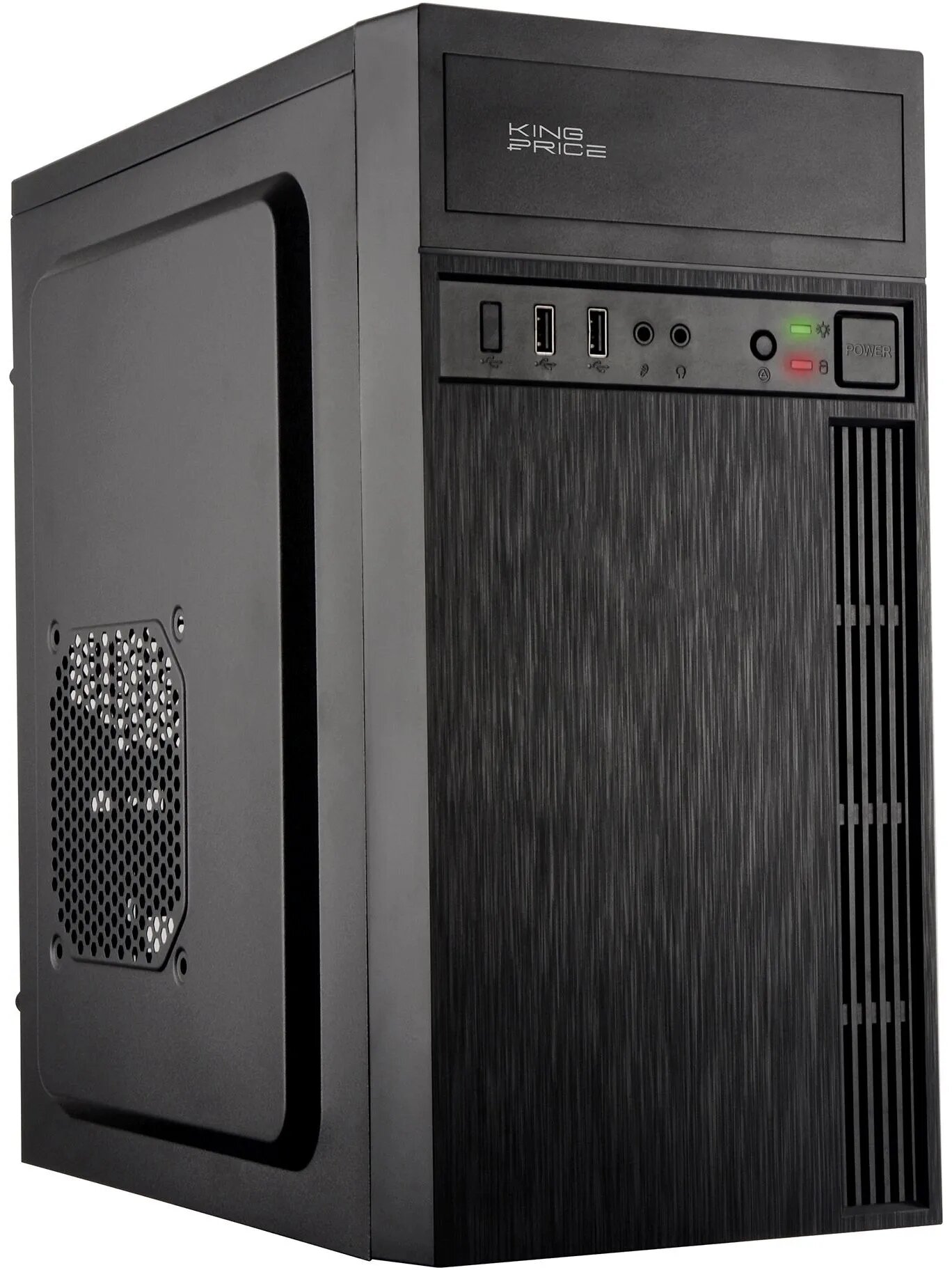 Корпус для ПК KINGPRICE KPCC-MN210 черный, Mini Tower без блока питания