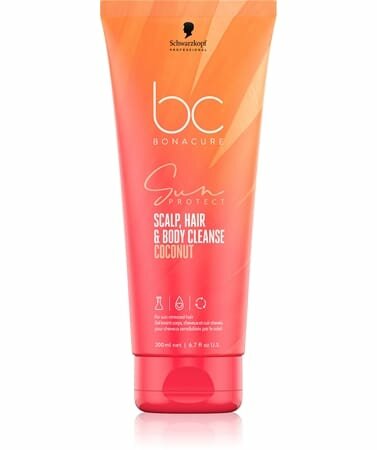 Шампунь для волос Schwarzkopf Professional BC Bonacure Sun Protect Scalp, Hair & Body Cleanse, 200 мл