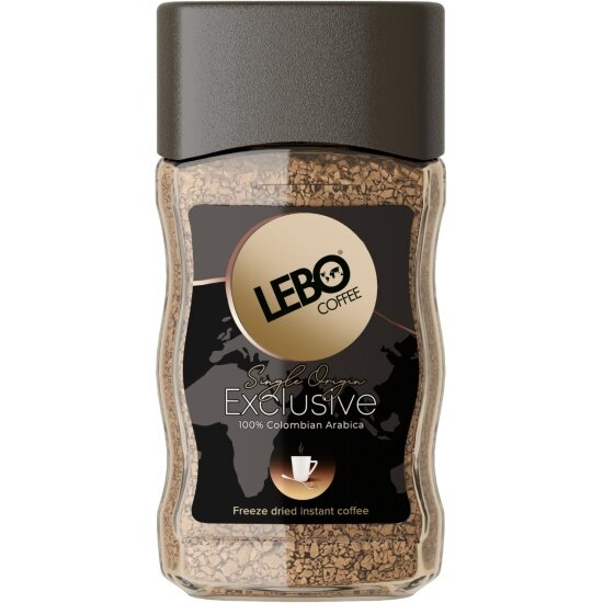 Кофе растворимый Lebo EXCLUSIVE стекло 100 г