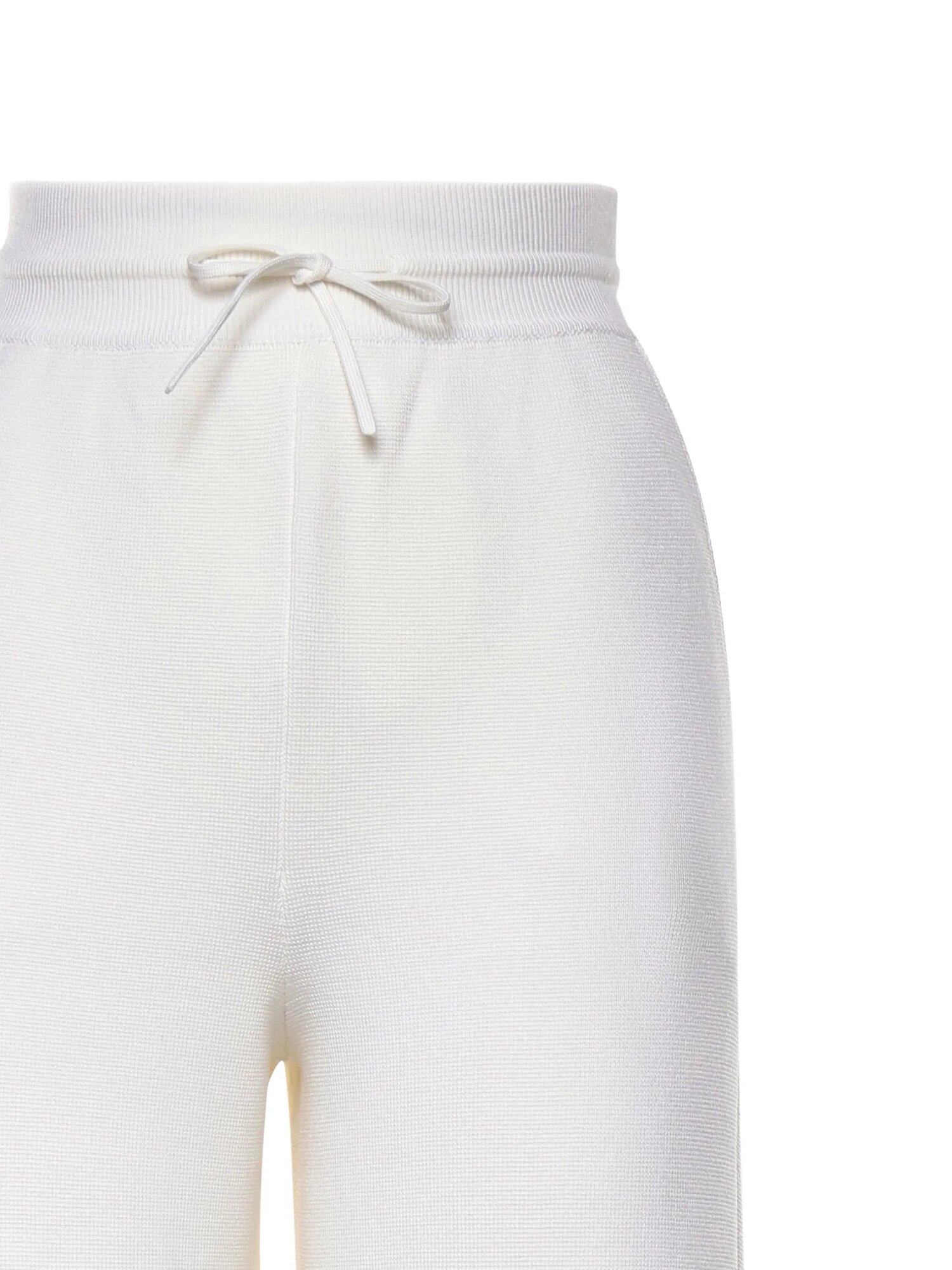 Брюки Loro Piana Drawstring wide-leg trousers, размер 40, white — фото 1